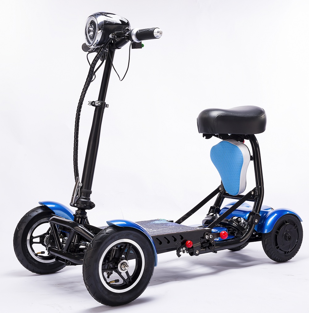 Foldable transformer 4 wheel electric mobility scooter