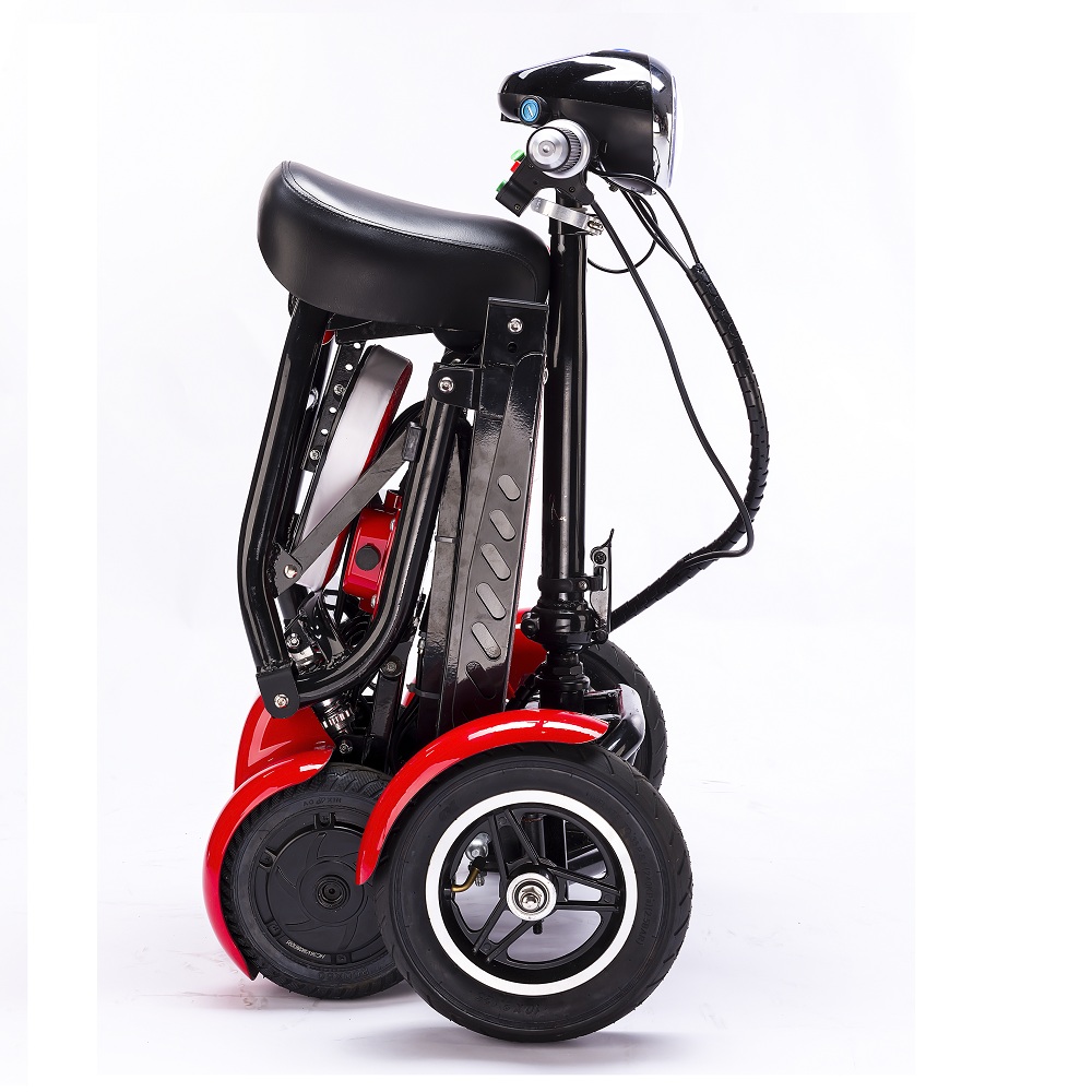 Foldable transformer 4 wheel electric mobility scooter